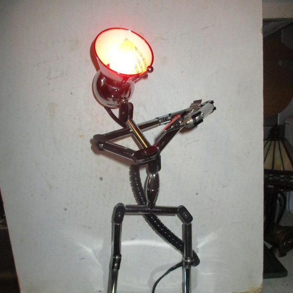 Robot Lamp - Etsy