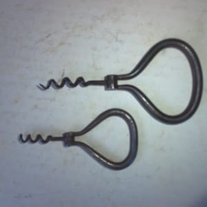 Antique Bow Corkscrew Set - Folding Safety Corkscrew Wine Bottle Opener ...