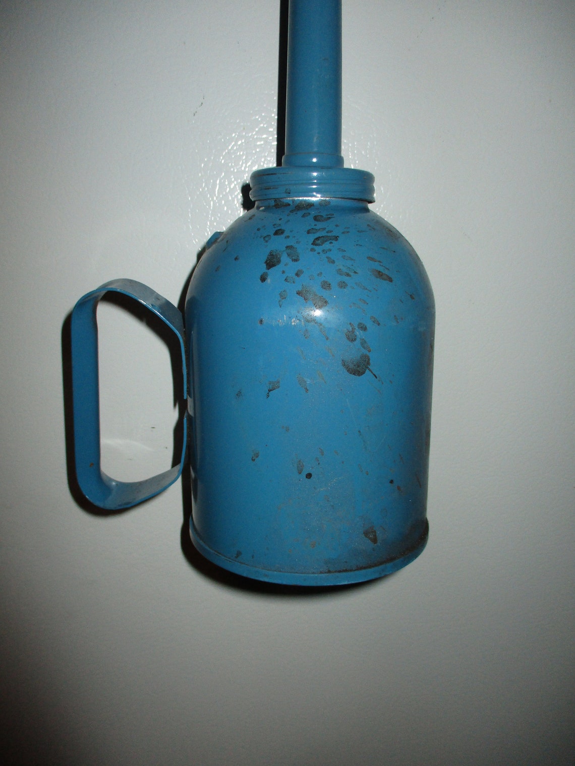 Antique Oil Can - Rare 24" Tall 2 Piece 28 Oz Form for Train and Truck ...