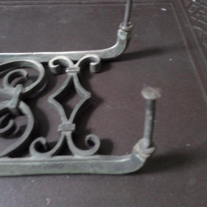 Antique Art Deco Transom Window / Door Grate Cover - 7.25" X 22.5" X 2 ...