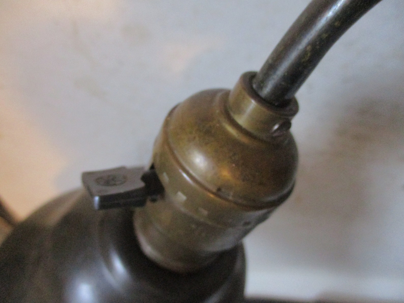 Accountants Lamp - Antique Desktop Adjustable Spot Style Lamp With Pen ...