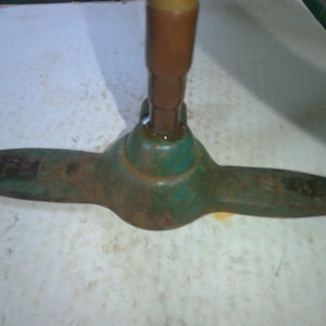 Cast Iron Garden Sprinkler - Very Rare Art Deco Propel-o Spray Form in ...