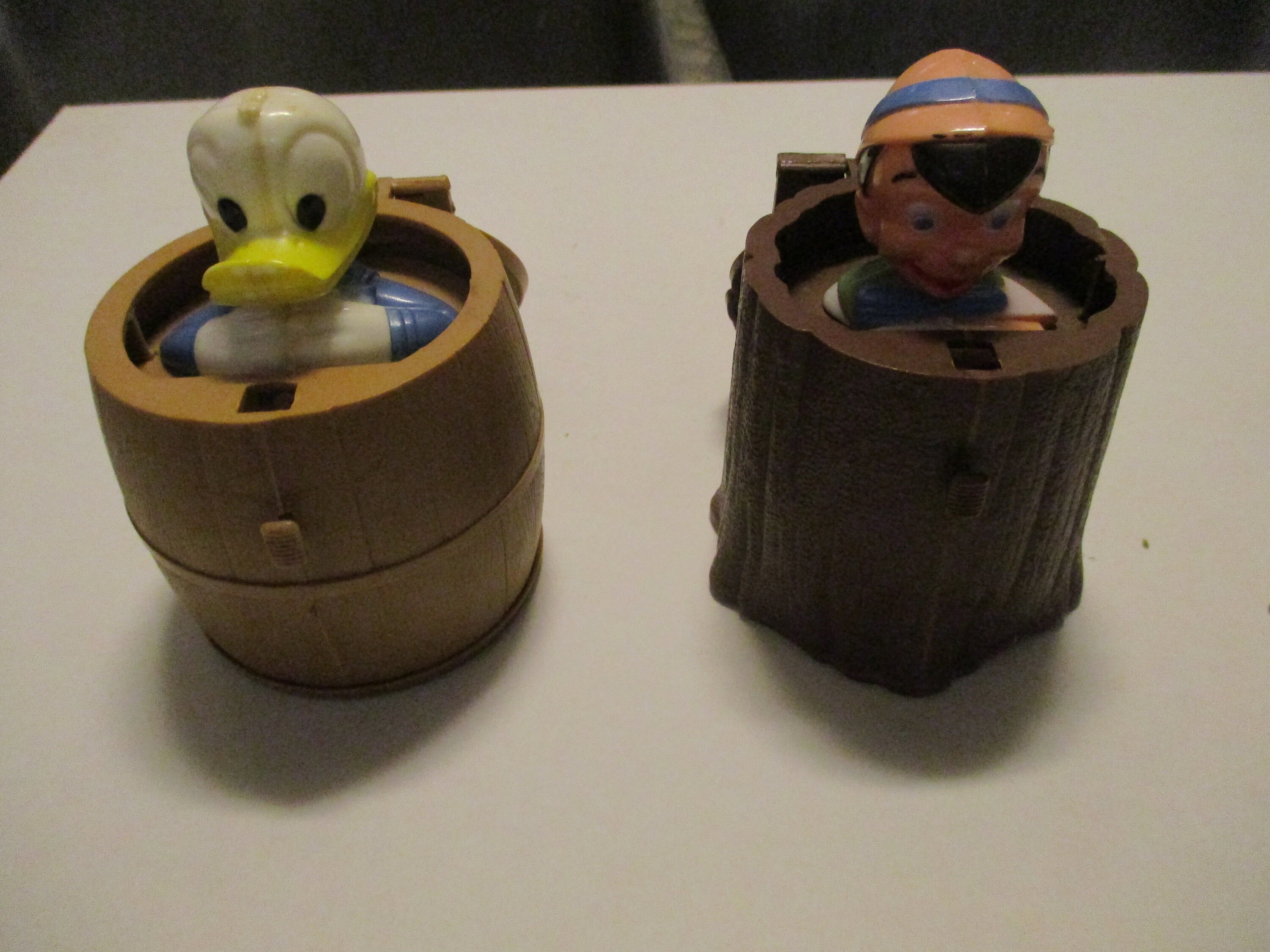 Walt Disney Push Button Pop Pals - Pinocchio, Goofy and Donald Duck - 2 ...