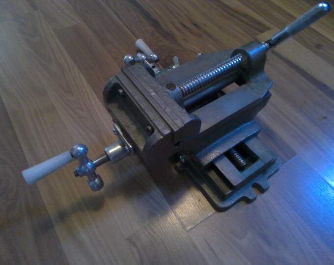 Two Way Cross Vise precision Millworking Vise 21 LB W 4.25 Wide Grip 1 ...
