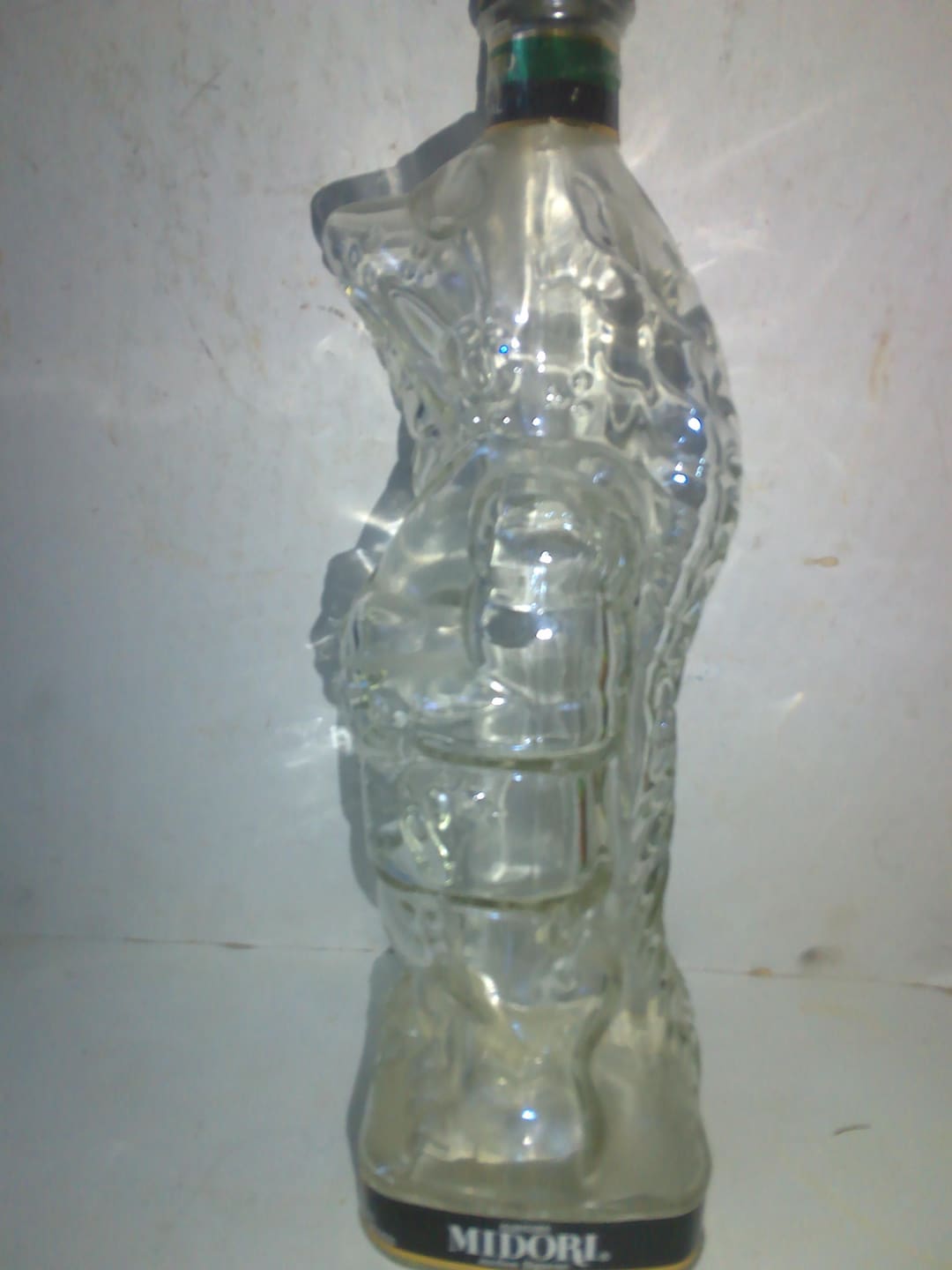 Iggy the Iguana Bottle - Lizard Shaped Midori Liquor Bottle EMPTY - Fun ...