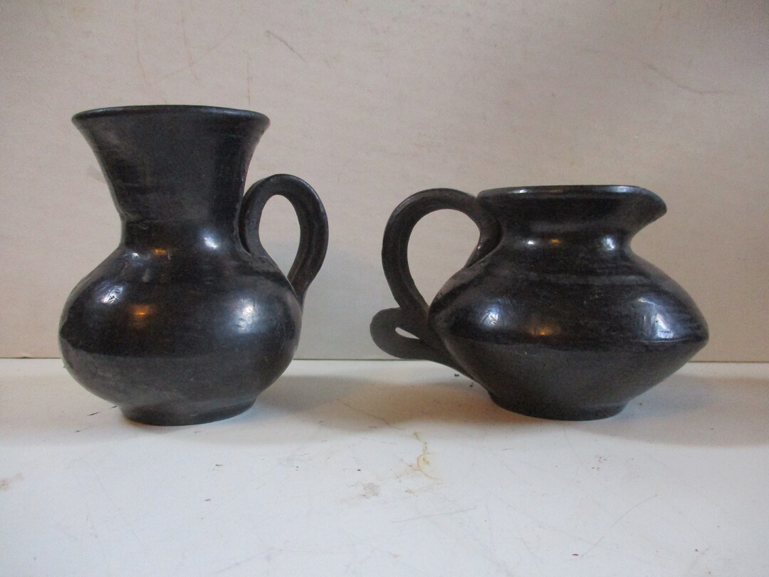 Dona Rosa Barro Negro Tequila Pitchers- Unusual 2.25" Form for Decor ...