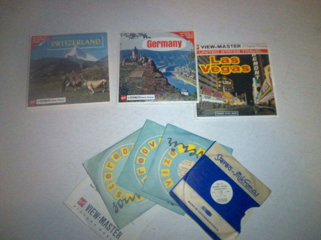 Viewmaster European Travel Collection - Working Viewer and Multiple ...