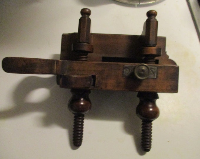 Antique Planer Rare and Unusual Hand Made Wood and Steel Plane ...