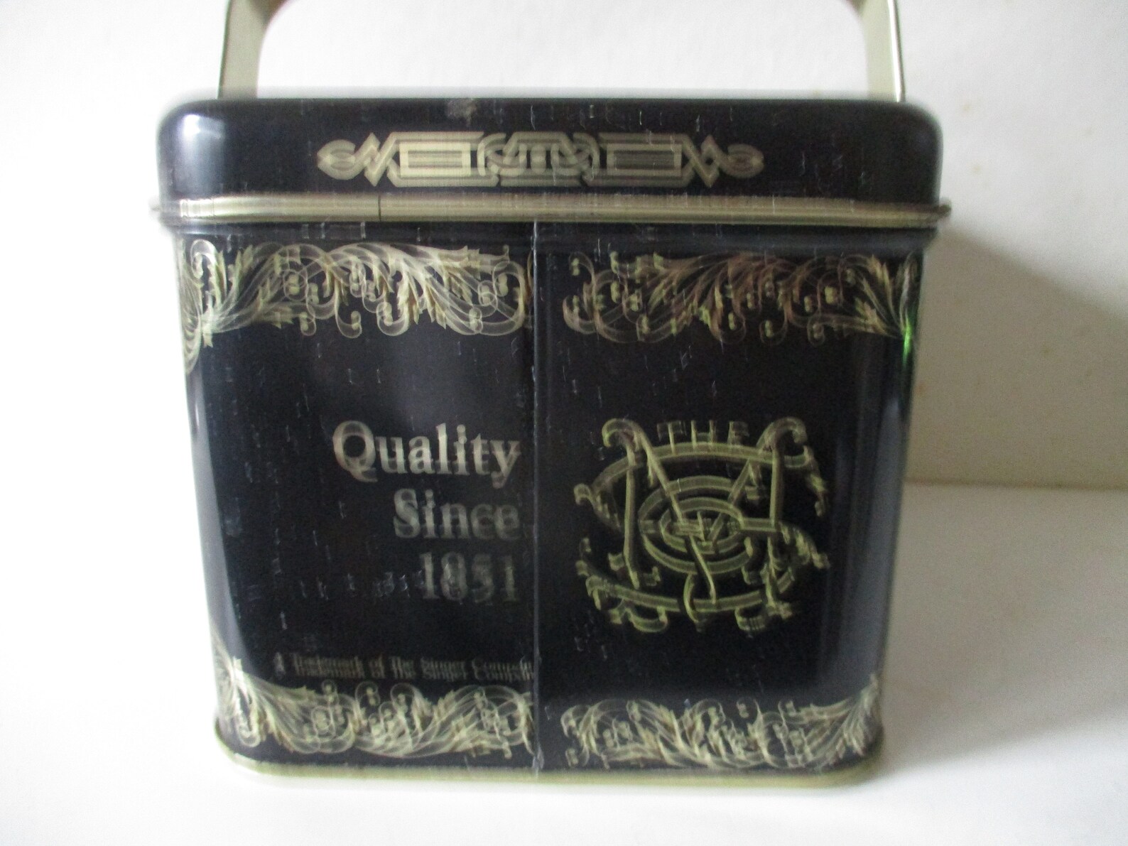 Singer Sewing Machine Tin Box With Swing Handles 6 X - Etsy
