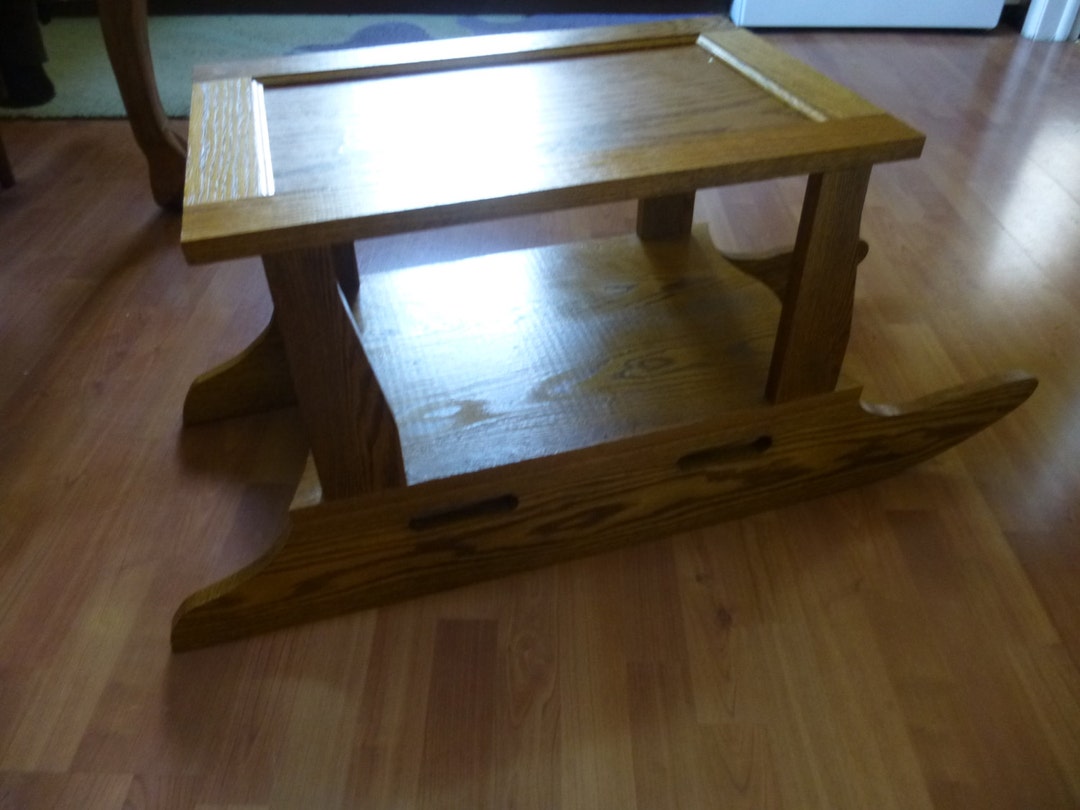 Sled Sleigh Table 2 Levels Mint Condition Fun and Functional Hand Made ...