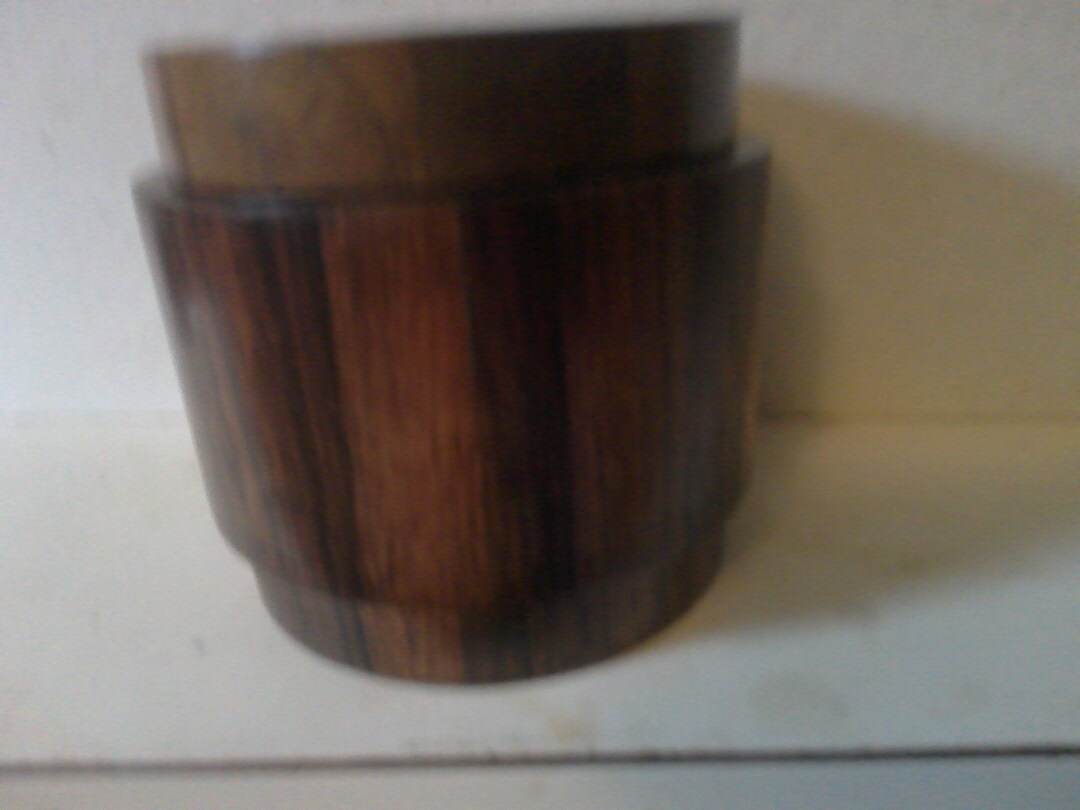 Wood Art by Jean Gillon - Jacaranda Wood Humidor or Tea Caddy Canister ...