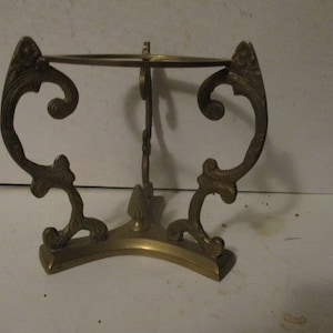 Brass Display Stand - 3 Legged Brass Form 5" High 4.25" Diam. Displays ...