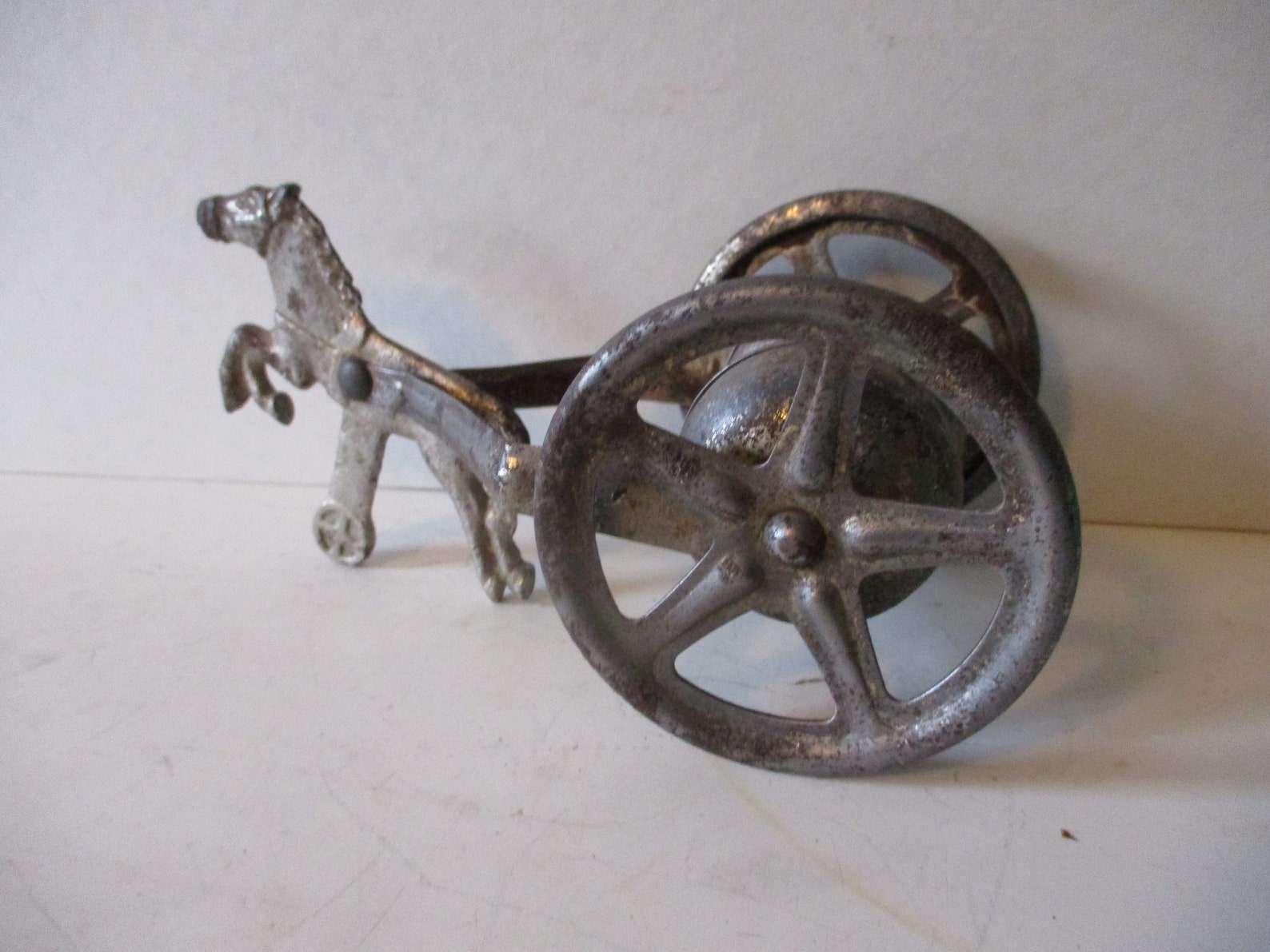 Horse Drawn Bell Cart Antique Cast Metal Form 2 Bells - Etsy