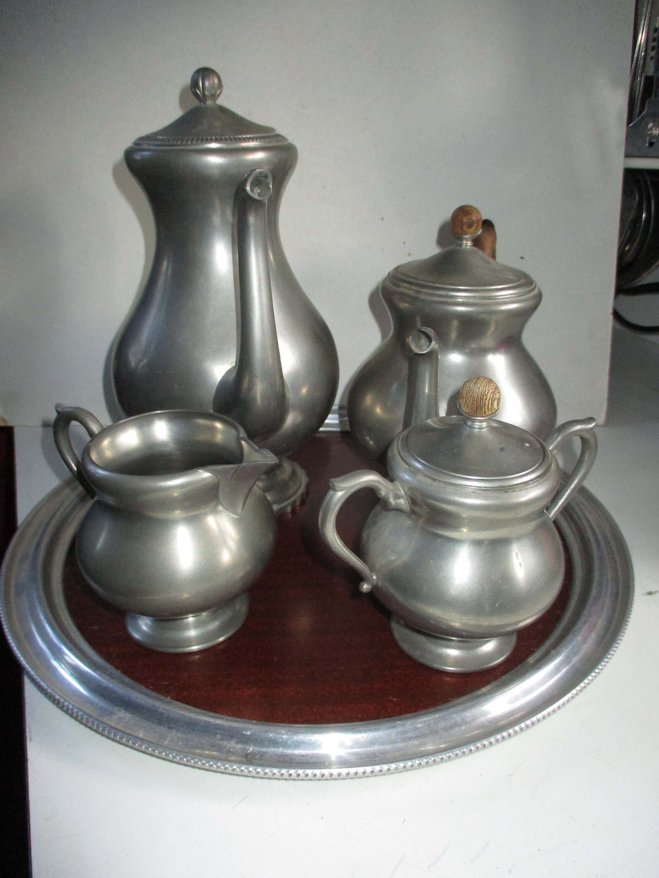 Royal Holland Pewter 5 Piece Tea Set fun mid-century Danish | Etsy