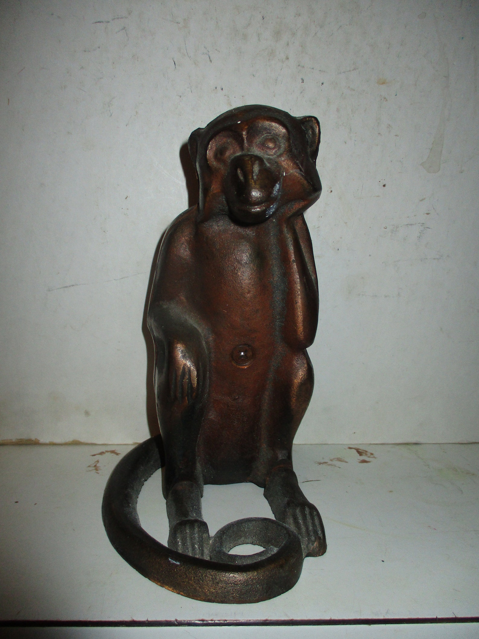 Cast Iron Monkey Still Bank Antique Capuchin Style Form | Etsy