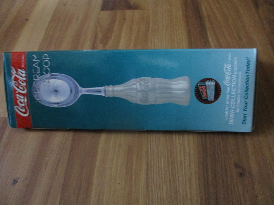 Coca-cola Bottle Ice Cream Scoop = 1995 New in Box Pewter Finish Form ...