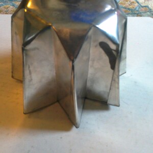 Star Shaped Cake or Pudding Mold - Italian Made Steel Form 6" High X 9 ...