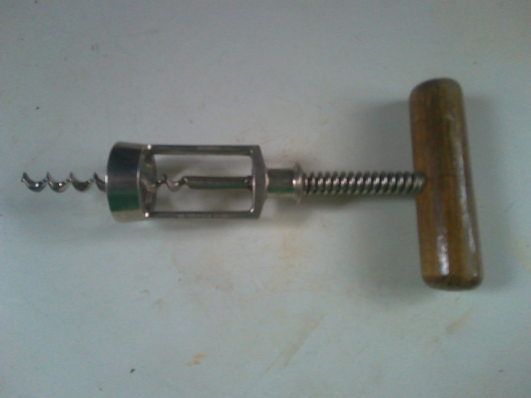 Christian Brothers Spring Frame Corkscrew -19930s German Wine Cork ...