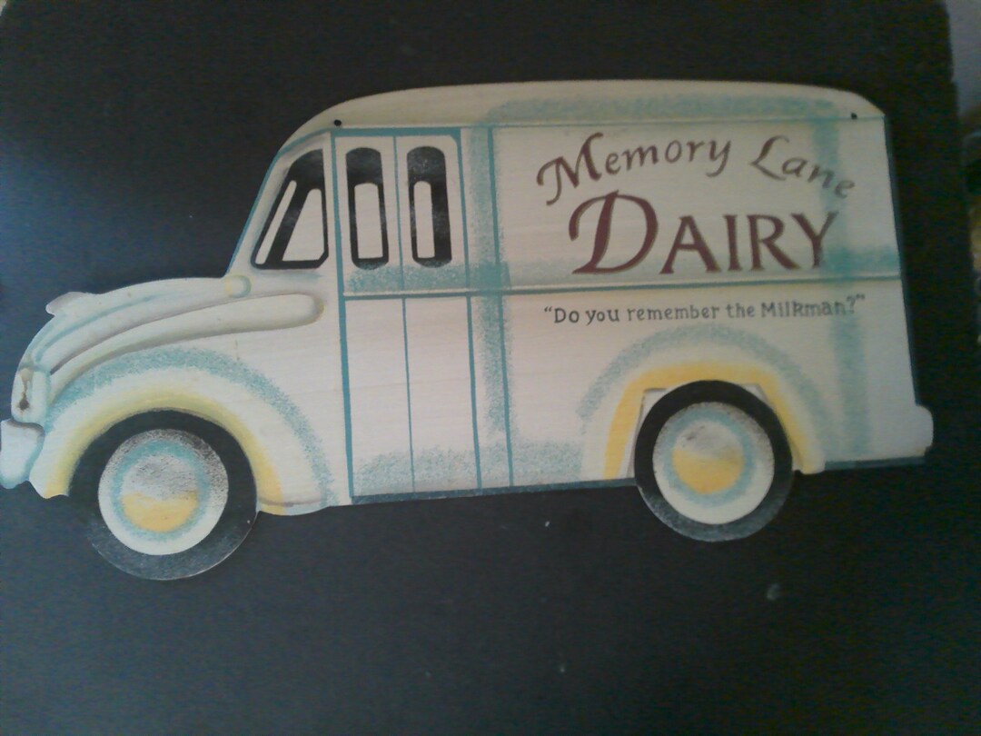 Memory Lane Dairy -do You Remember the Milkman? - Great Condition 18" X ...