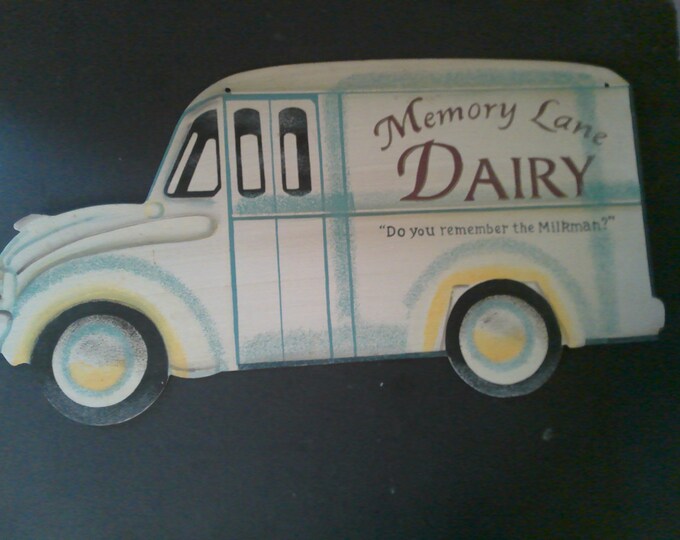 Memory Lane Dairy -do You Remember the Milkman? - Great Condition 18" X ...