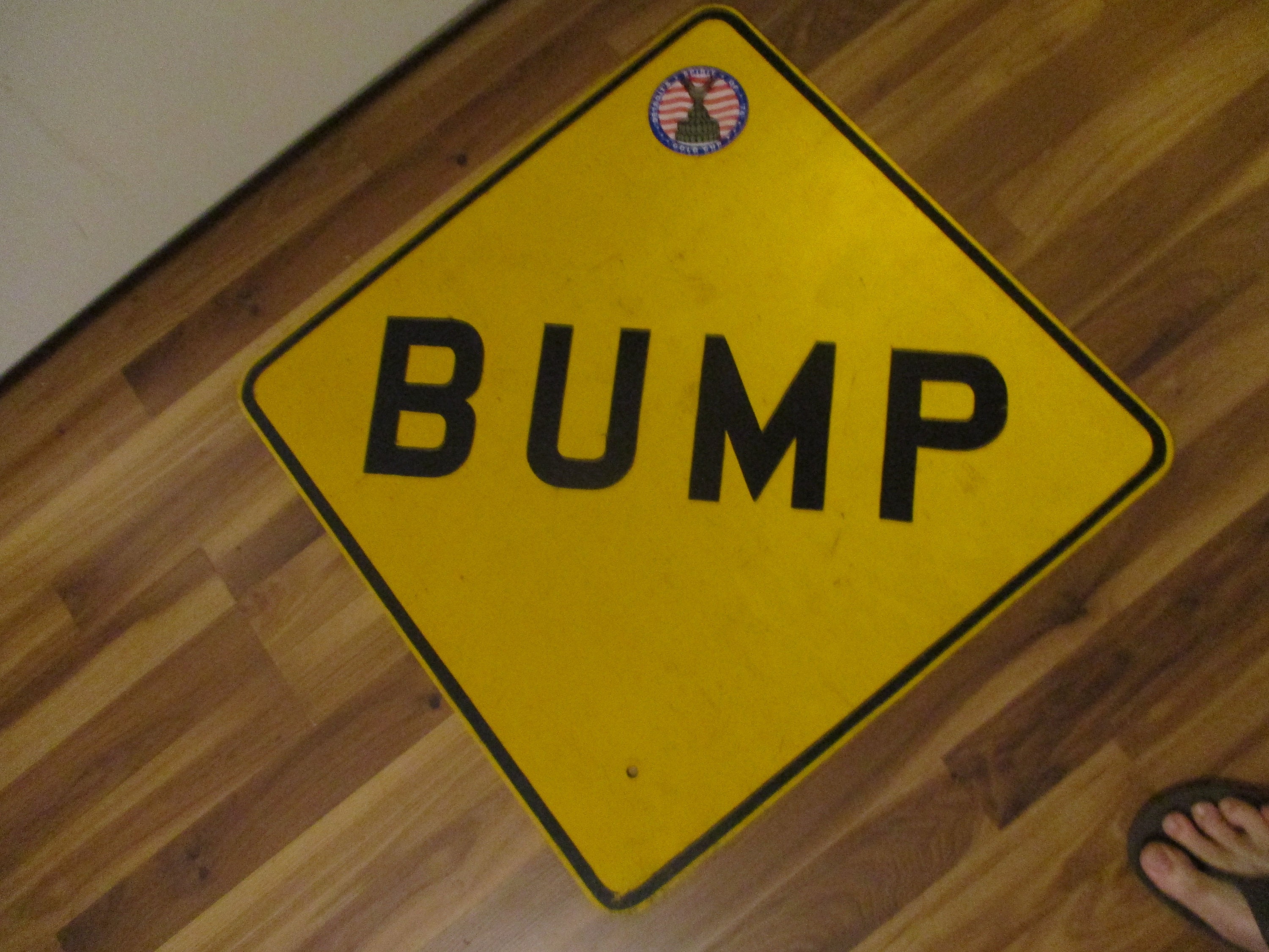 Bump Road Sign