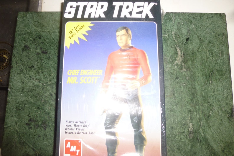 Star Trek Chief Engineer Mr. Scott 12 Vinyl Model Kit | Etsy