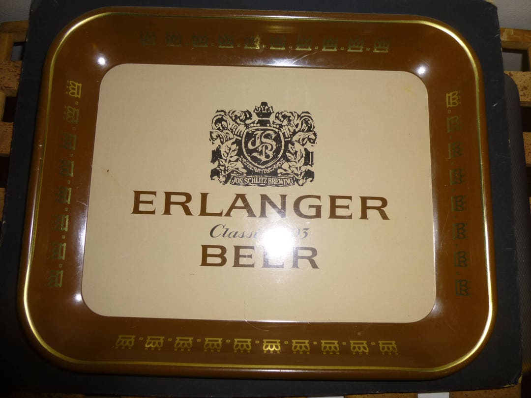 Erlanger Beer - Vintage Beer Advertising Tray - A Schlitz Brewery ...