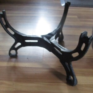 Antique Cast Iron Cauldron and Trivet Stand Very Rare 1890s Era 2 ...