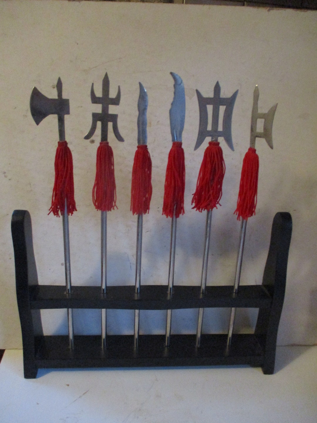 Antique Chinese Military Infantry Weapons - Set of 6- Stainless Steel ...