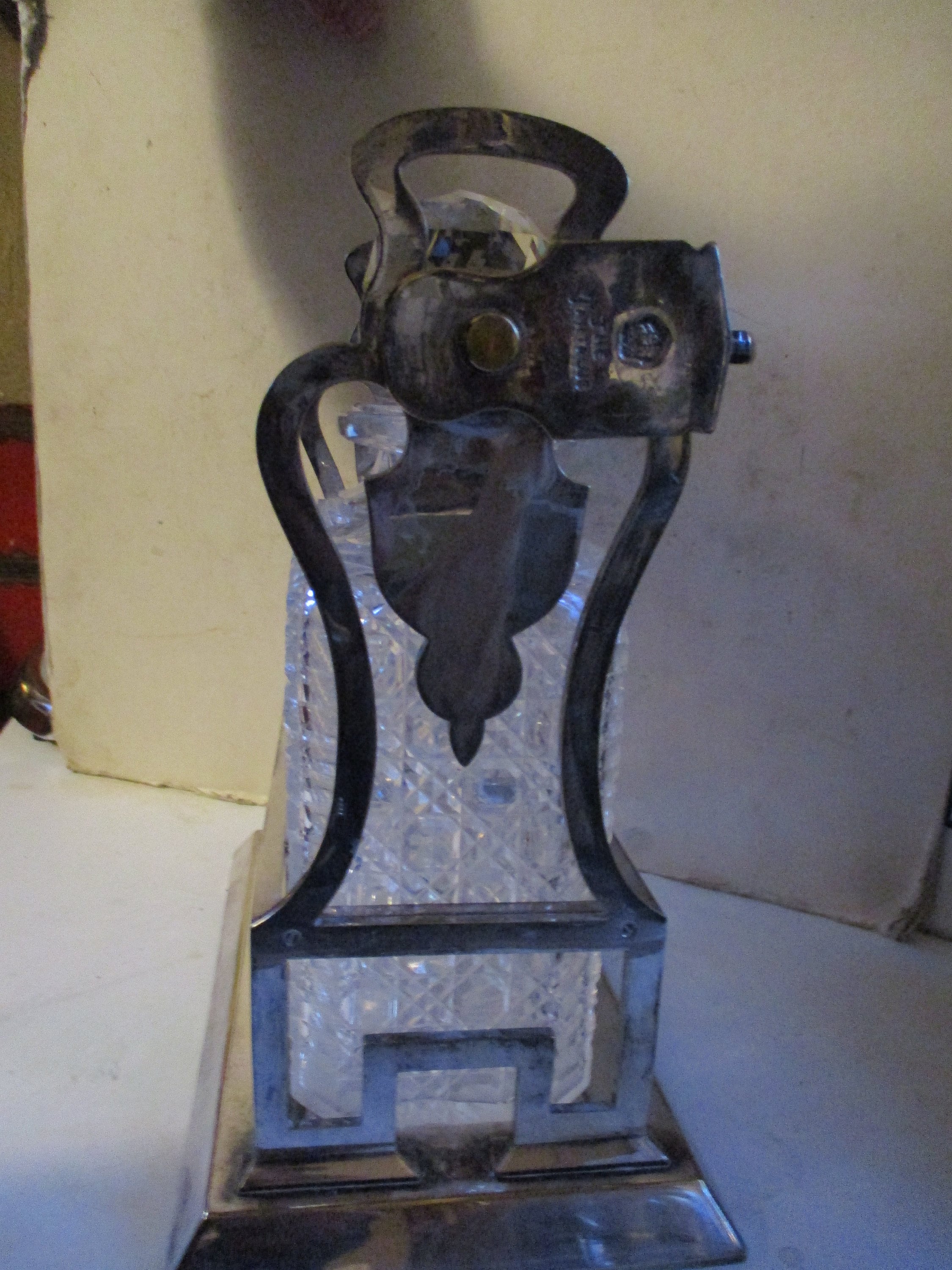 Betjemanns Patent Tantalus - Very Rare Silverplate Art Deco Form With 2 ...
