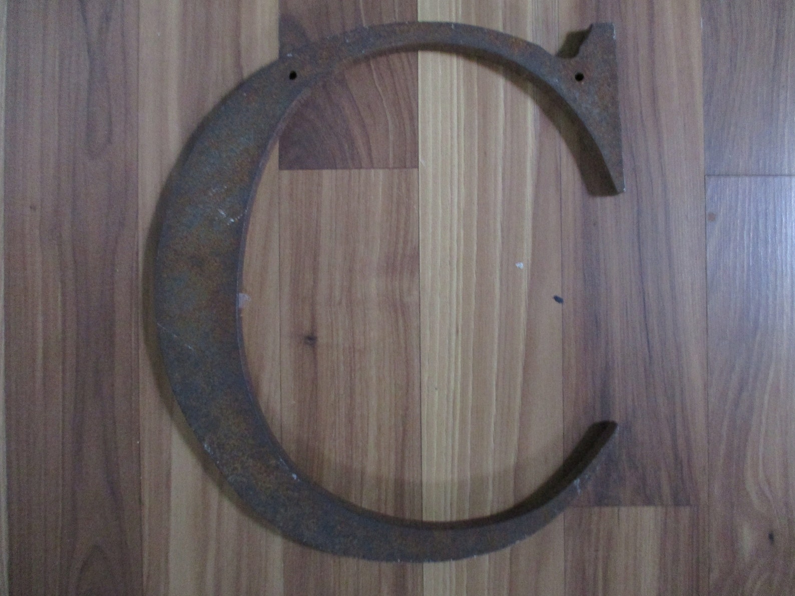 Alphabet Letters D - O - C- Antique Iron Letters 9.5" High SOLD ...