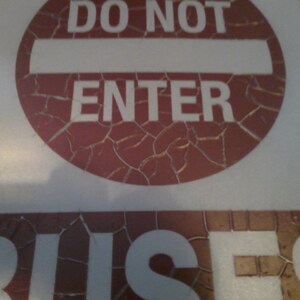 Do Not Enter Buses Only - Classic Vintage Sheet Aluminum Street or Road ...