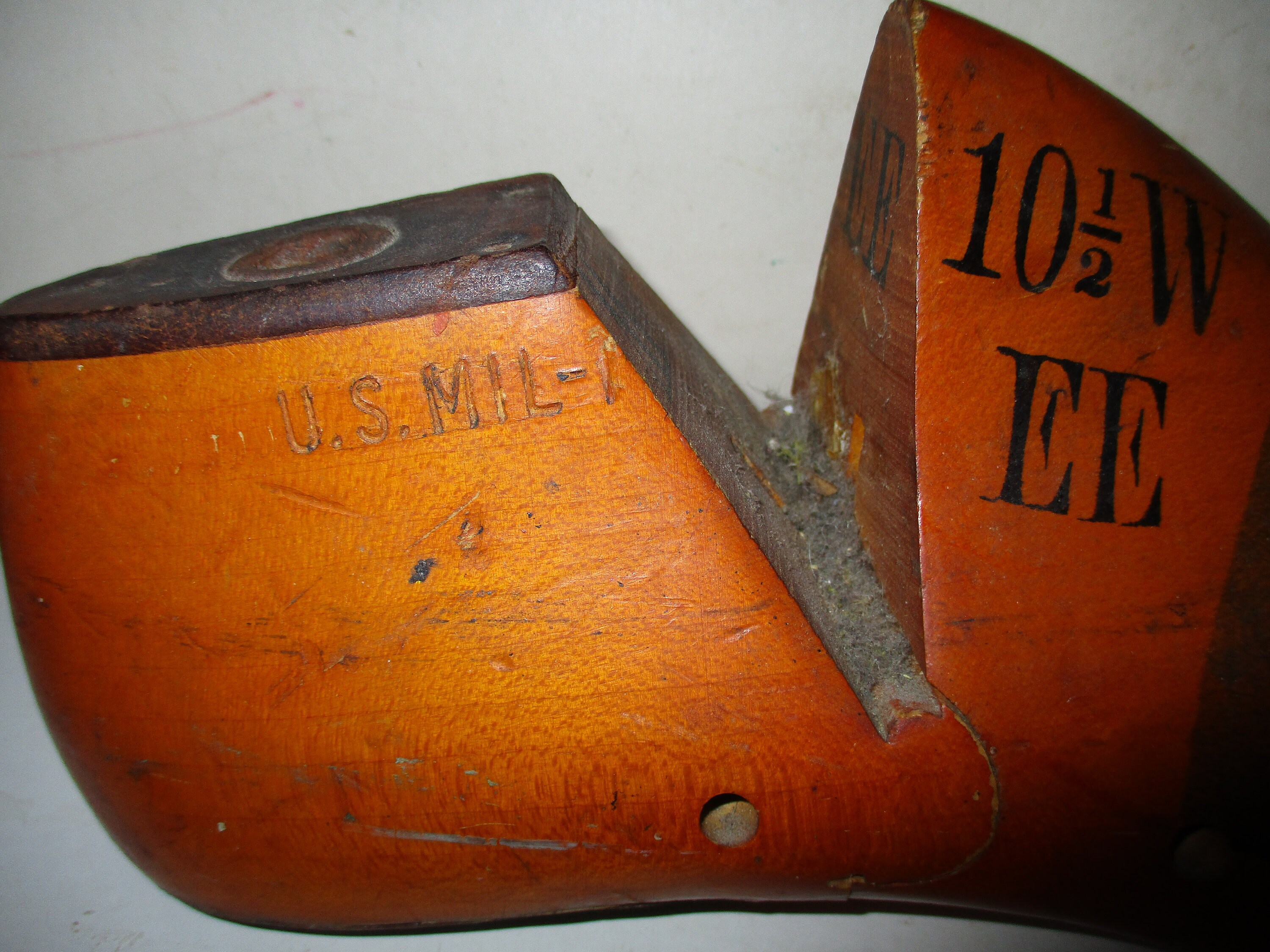 Antique Shoe Last Wood and steel form for making US | Etsy