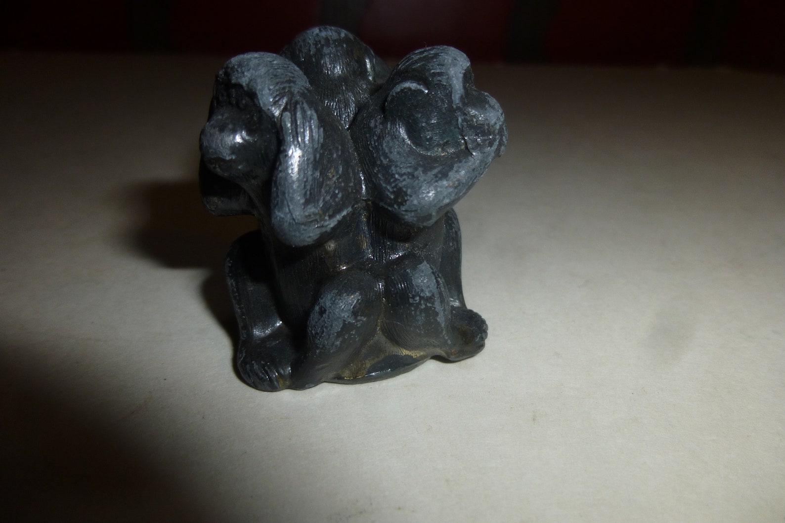 Crane and Breed Casket Co. Paperweight See No Speak No - Etsy