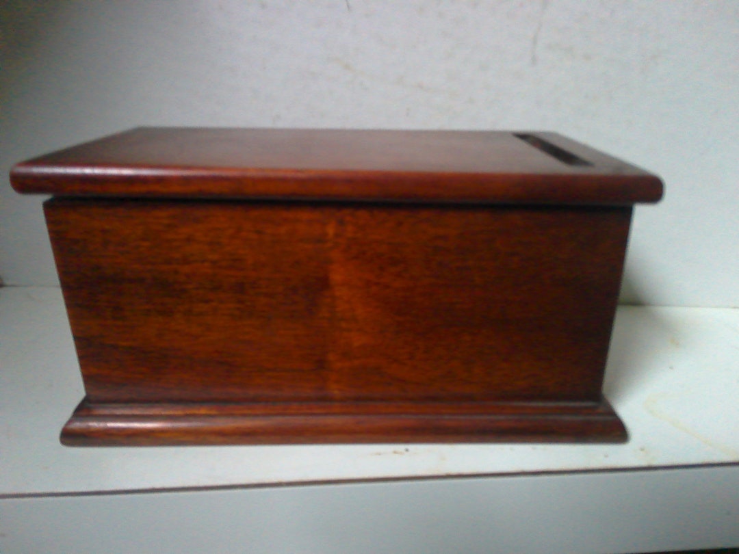 Cigarette Dispenser - Vintage Hand Made Trick Box With-slide Knob ...