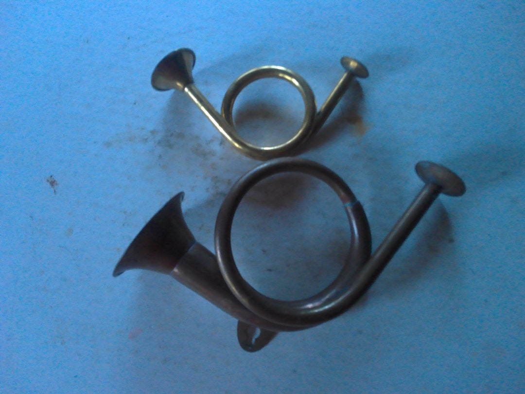 Brass Riding or Fox Hunting Trumpet - Miniature Working Form for Use or ...