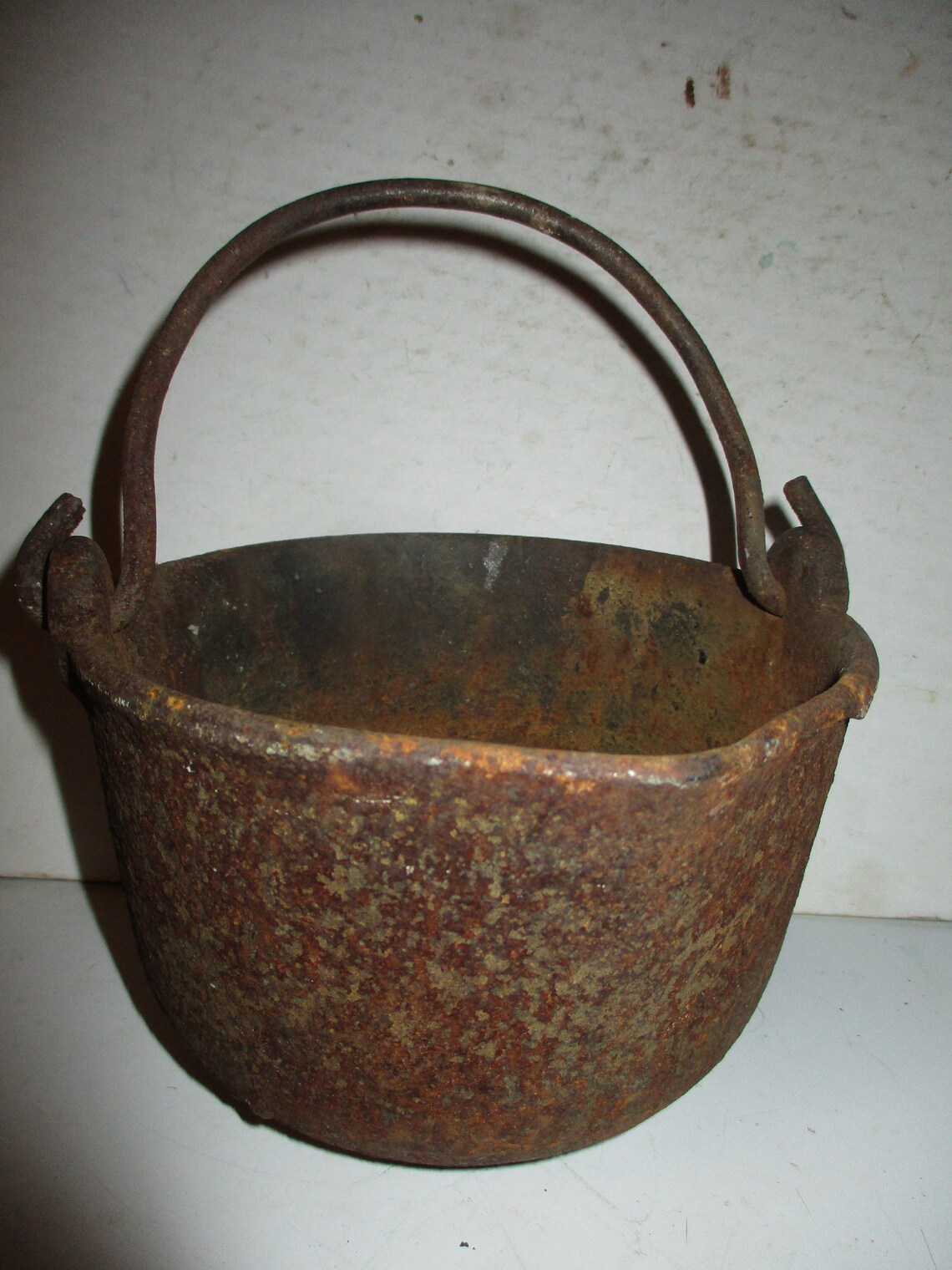 Antique Cast Iron Smelting Cauldron Rugged but Well Aged - Etsy