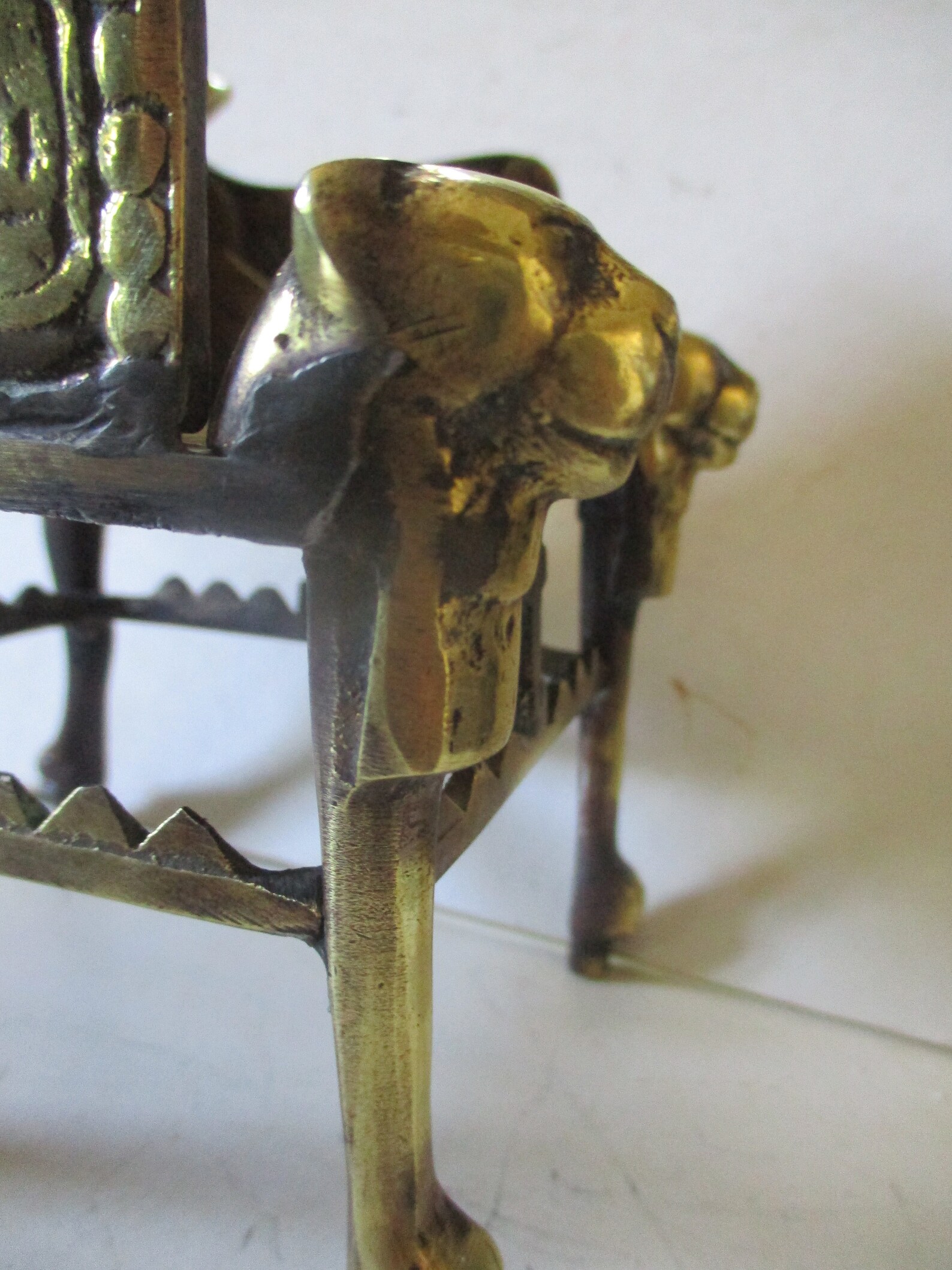 King Tut's Throne Doll Sized Replica of Famed Treasure - Etsy