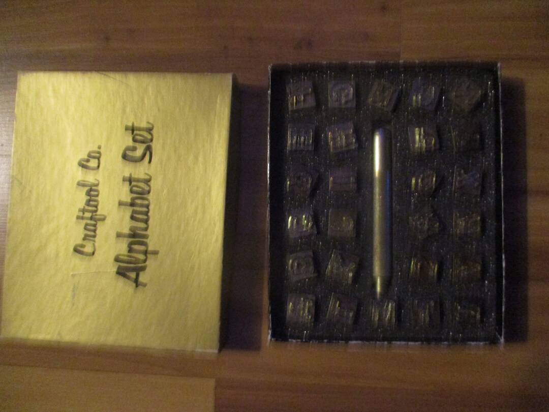 Craftool Co. Alphabet Set 8142 - 27 Piece Leatherworking Kit in ...