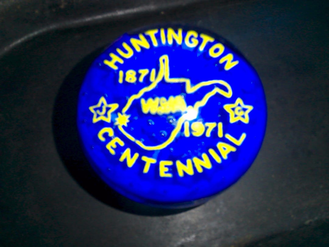 Huntington WV 1971 Centennial-john Gentile Controlled Bubble Glass ...