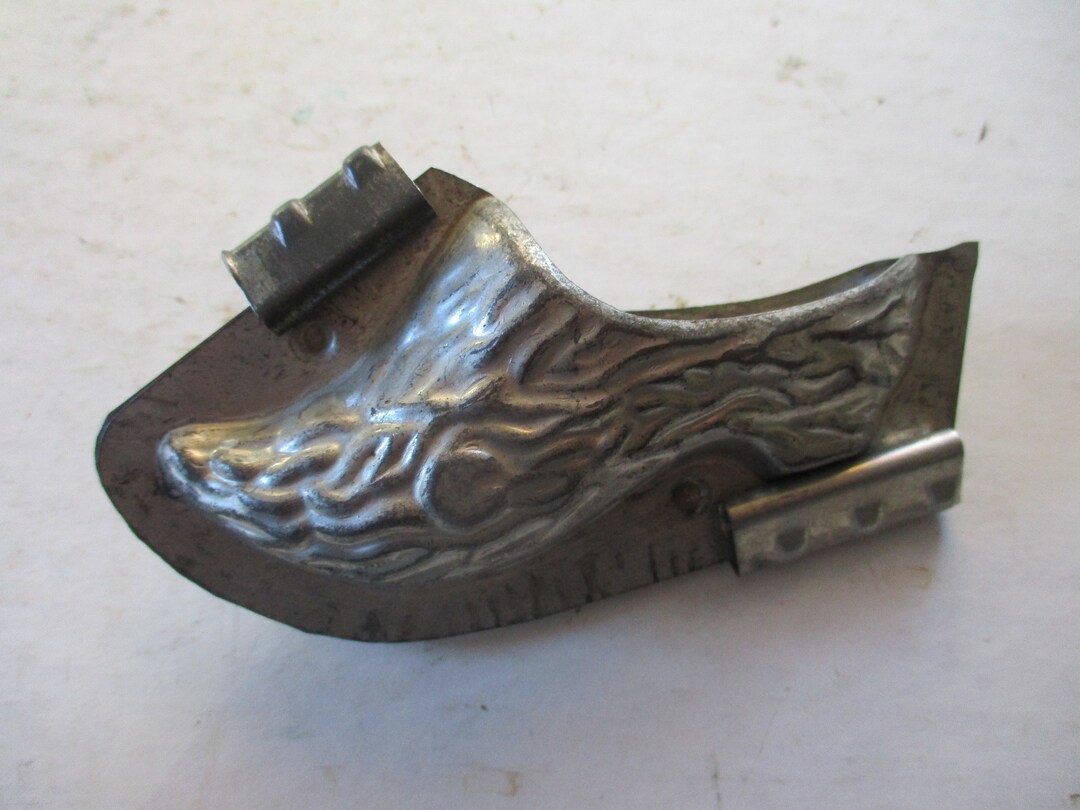 Wood Clog Shoe Shaped Chocolate Mold - Fun Rare Antique Form Makes a ...