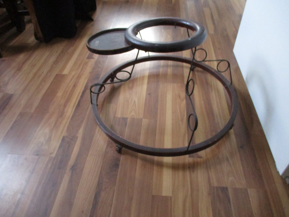 Antique Baby Stroller Walker - 1902 Wood Ring Shaped Toddler Ring - Fun ...
