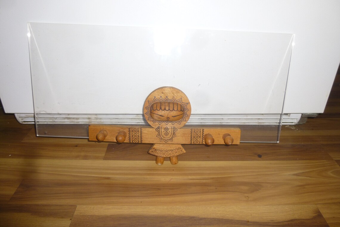 Coat Rack Unusual Modern Primitive Form Holds 4 Coats - Etsy