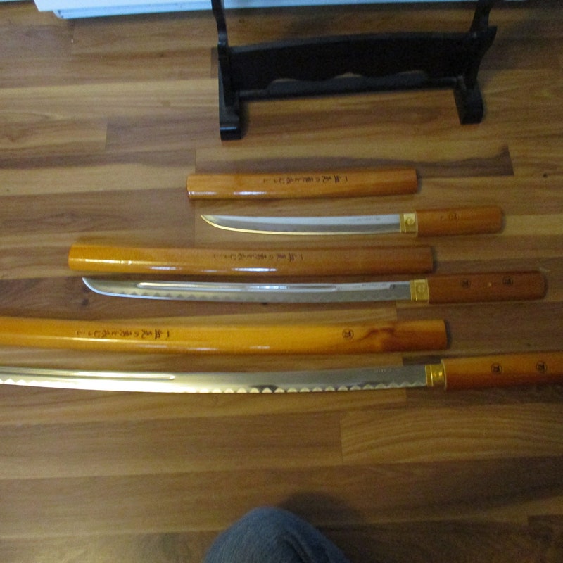 Samurai Swords Set - Etsy