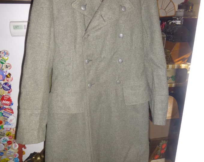 1946 English Army Wool Overcoat in Excellent Condition - Classic ...