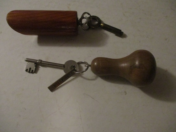 Hotel Room Keys Antique Skeleton Keys With Wood Fobs From - Etsy