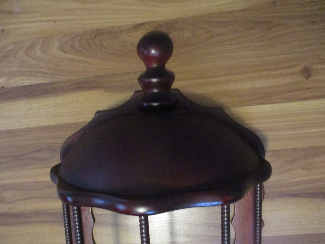 Portico Style Wall Pocket - Turned Wood Form 28.75" X 12.25" X 6" Deep ...