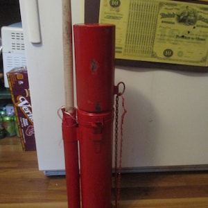Railroad Engineers Flare and Flag Tube - Antique Safety Equipment ...