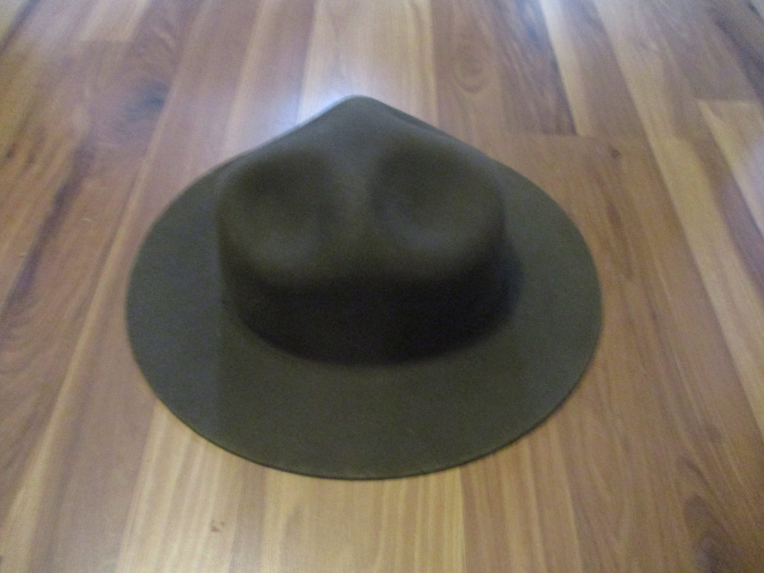 Cavalry Campaign Hat Size 7 1/4 Stratton Hats of Chicago 14.5 Diam at ...