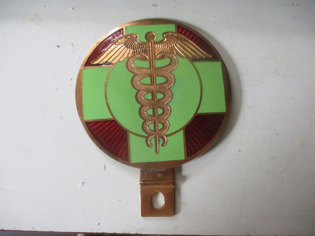 Enamel Radiator Badge - 3.5" Diam. Classic Car Collectable Form for ...